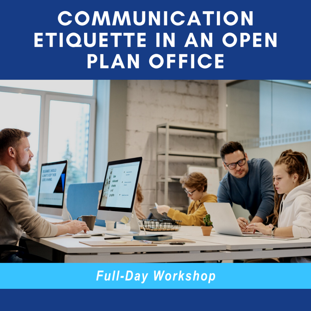 Communication Etiquette In An Open Plan Office Half-Day ONLINE Workshop ...